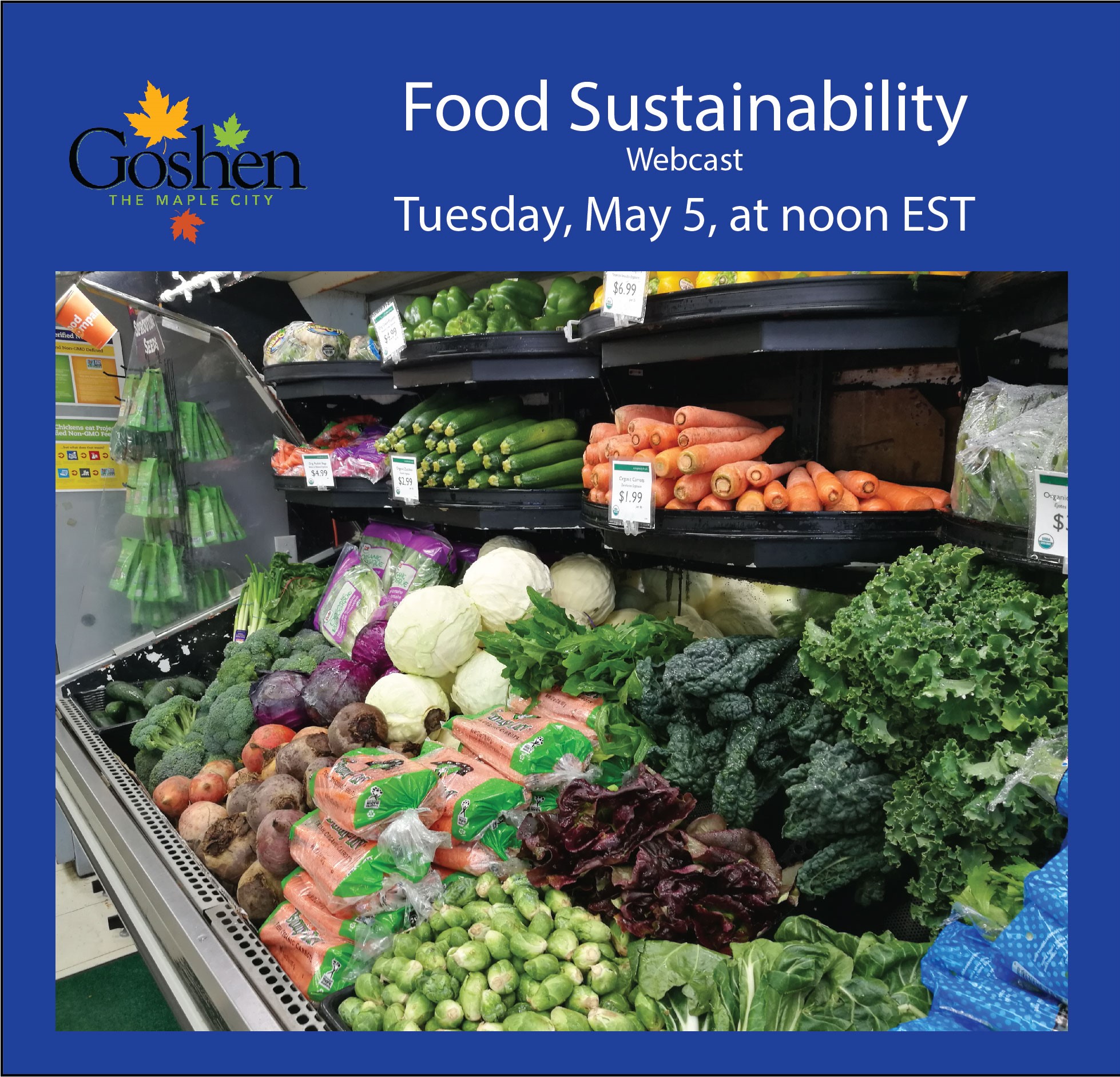 MAY 5TH WEBINAR - THE IMPORTANCE OF FOOD SUSTAINABILITY - City of ...